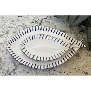 Pier 1 | Dining | 2 Pier One Imports Fish Shaped Plates Appetizers ...
